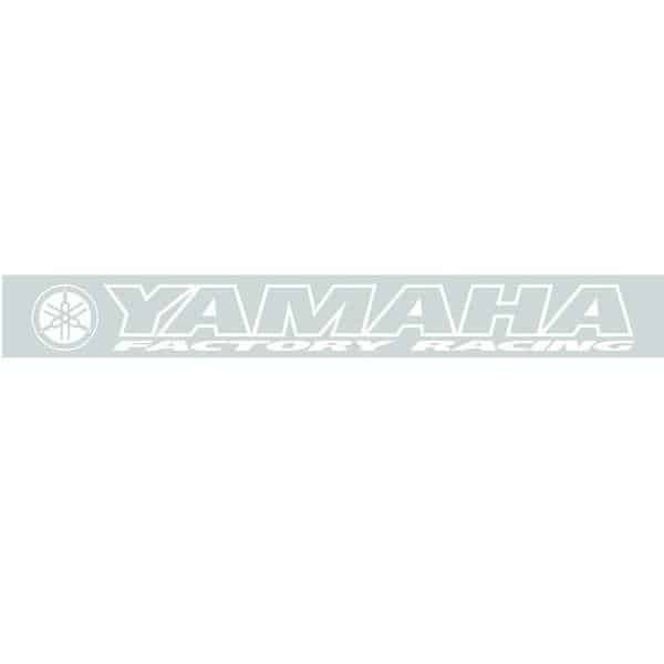 Sticker Racing YAMAHA White – Barry Francis Motorcycles