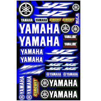 YAMAHA YZ STICKER SHEET KIT – Barry Francis Motorcycles