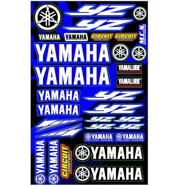 YAMAHA YZ STICKER SHEET KIT – Barry Francis Motorcycles